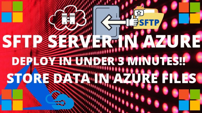 SFTP Azure - In under 3 minutes! » CloudInspired.com