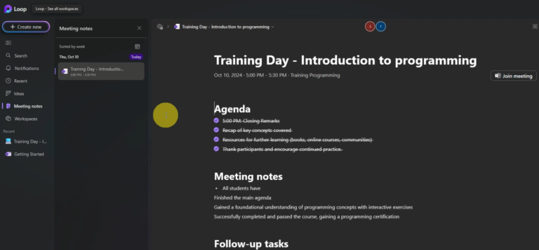 Microsoft Loop - Colaborate for Projects, Education, Teaching and ...